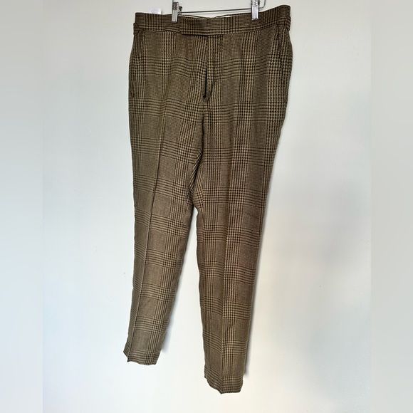 Ralph Lauren | Pants | Ralph Lauren Mens Brown Plaid Prince Of Wales ...